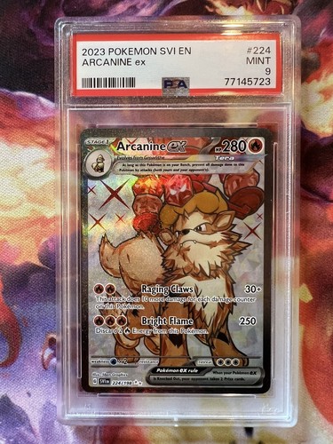Pokémon TCG Arcanine ex Scarlet & Violet Base Set 224/198 Holo Ultra ...