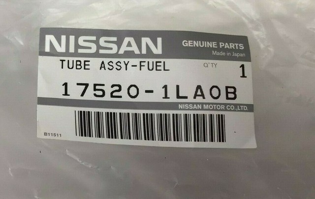 Genuine Nissan Tube Assembly Fuel 17520-1la0b for sale online | eBay