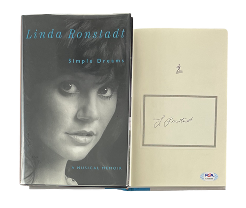 Linda Ronstadt Signed Autograph Simple Dreams Book Living in the USA ...