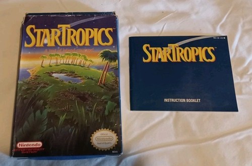STARTROPICS MANUAL & ATTACHED LETTER & BOX. STAR TROPICS - NO GAME | eBay