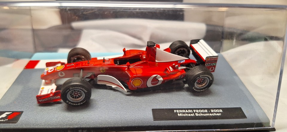 2002 FERRARI F2002 - MICHAEL SCHUMACHER - 1/43 scale model car - PANINI ...