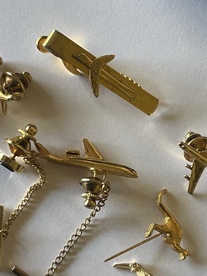 Aviation Pilot Antique Memorabilia - Aviation Jewellery Tie Pins Cuff ...