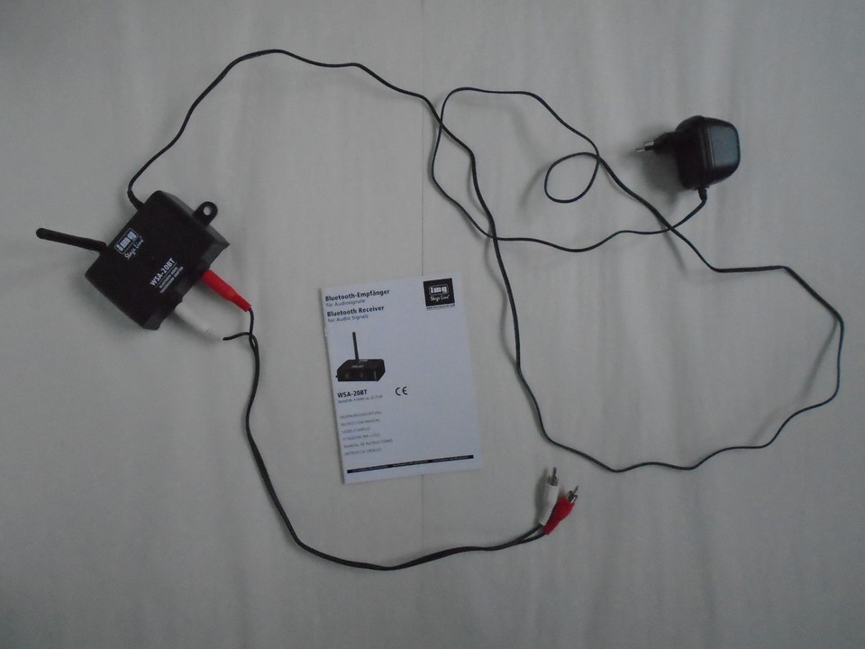 IMG Stageline WSA-20BT Bluetooth Audio Transmitter Wireless Adapter ...