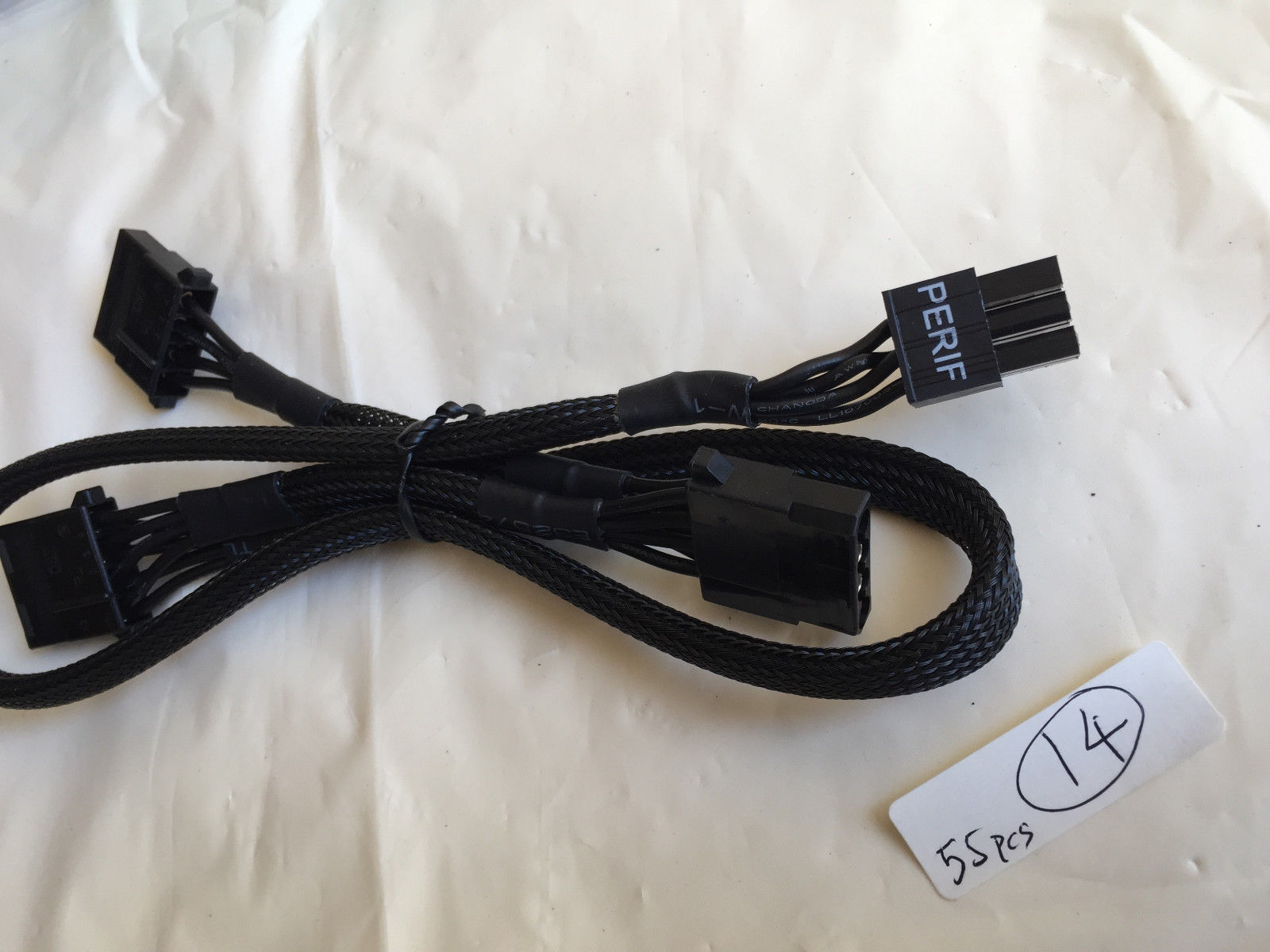 4 Pcs 6 pin Perif to 3X IDE DRIVER POWER cable FOR EVGA SuperNOVA 750 ...