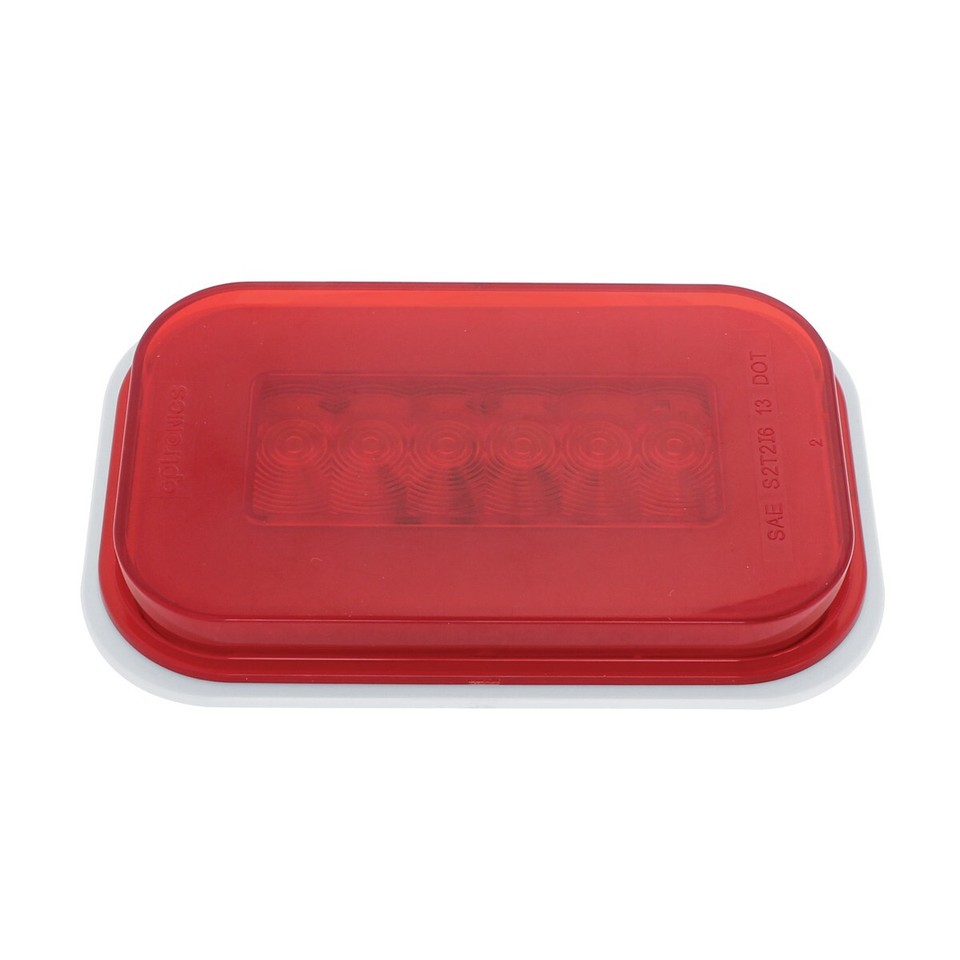 14 Red LED Rectangular GLO Stop, Turn & Taillight with Red Lens | eBay