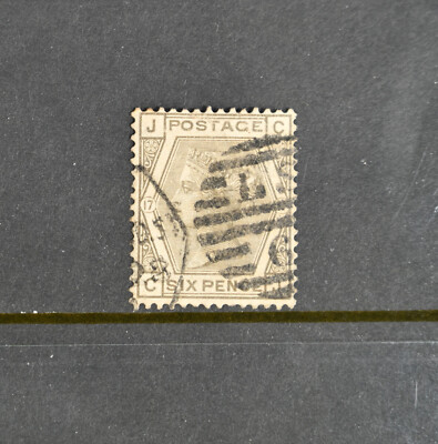 Great Britain Scott # 62 Plate 17 VF Centering Used 6 pence UK Stamp ...