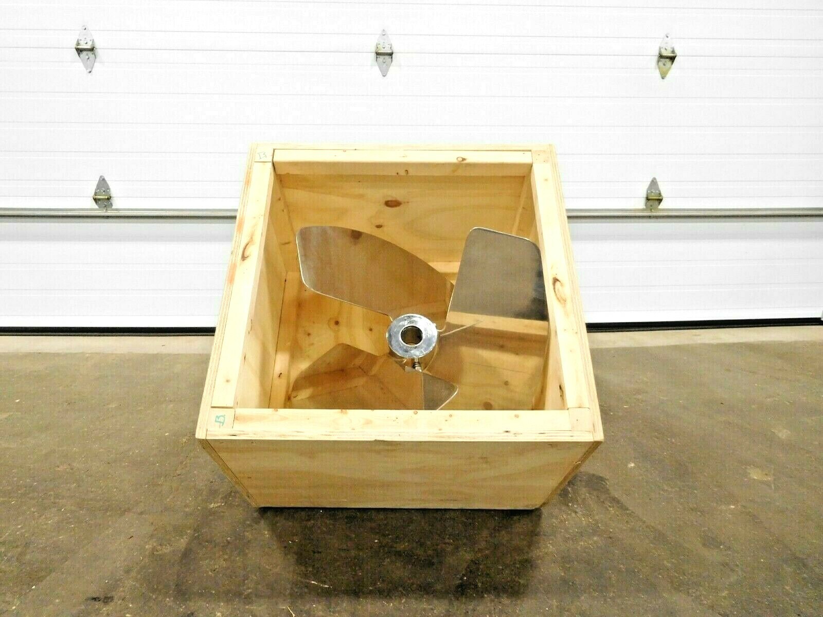 MO-3333, NEW 24" STAINLESS ELEPHANT EAR MIXING IMPELLER. 316 SS. 2 ...