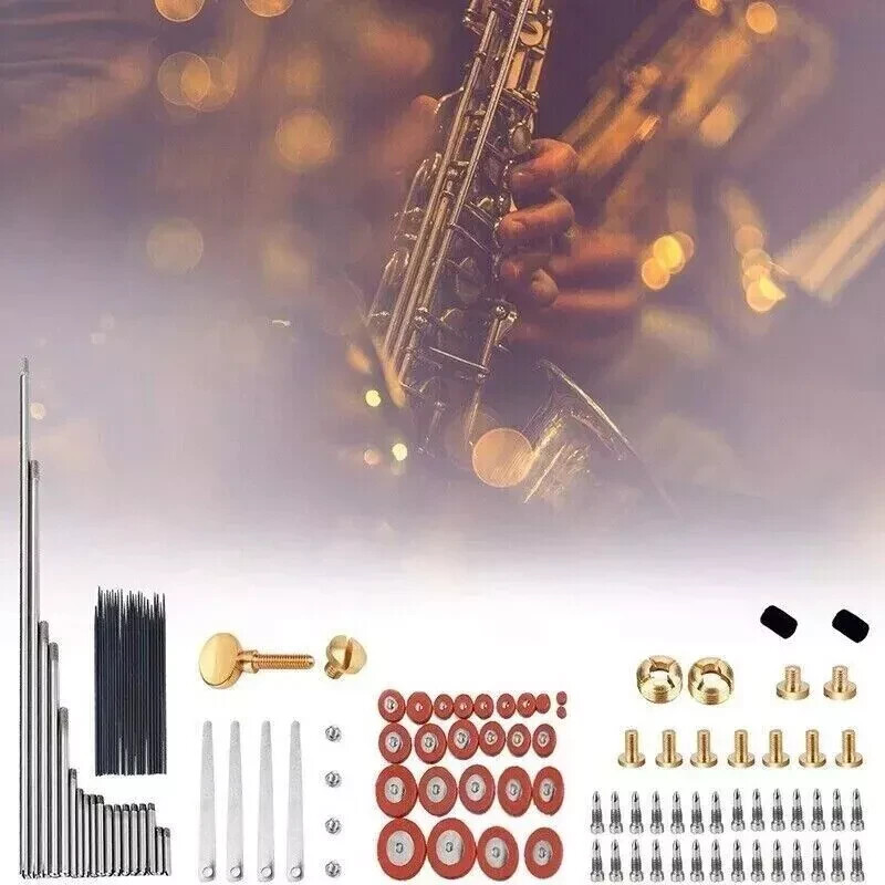119Pcs/Set Alto Sax Saxophone Repair Parts Screws + Saxophone Kit DIY ...