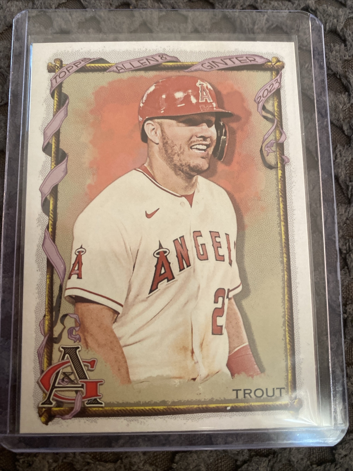 2023 Topps Allen & Ginter Mike Trout SP Short Print Card #359 | eBay