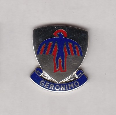 501st PARACHUTE AIRBORNE INFANTRY REGIMENT crest DUI badge c/b ...