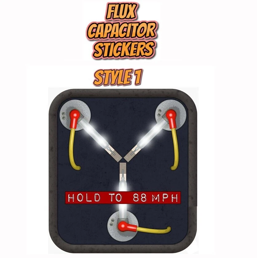 Flux Capacitor Stickers