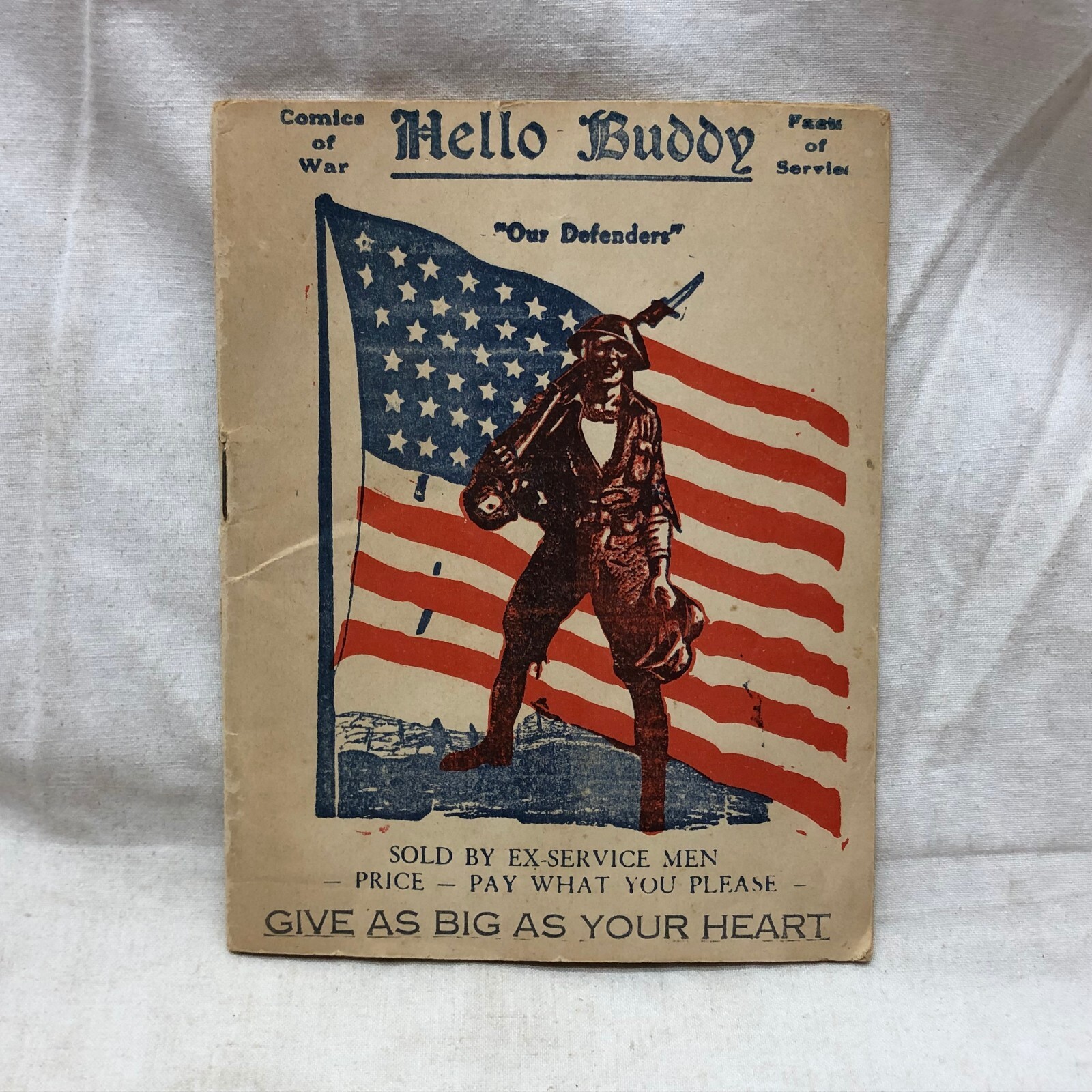 Military WWI Home Front Comics of War Hello Buddy Booklet | eBay