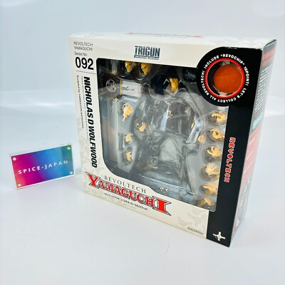 Revoltech Yamaguchi TRIGUN No. 092 Nicholas D. Wolfwood Figure W/box ...