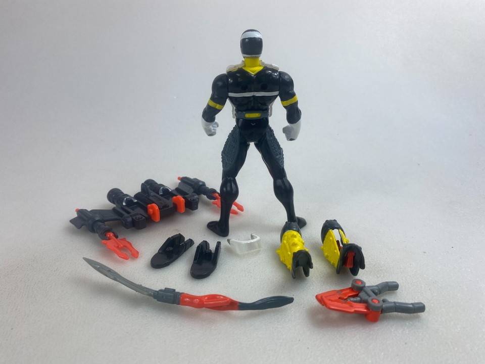 Battlized Black Ranger Power Rangers In Space Action Figure Near ...