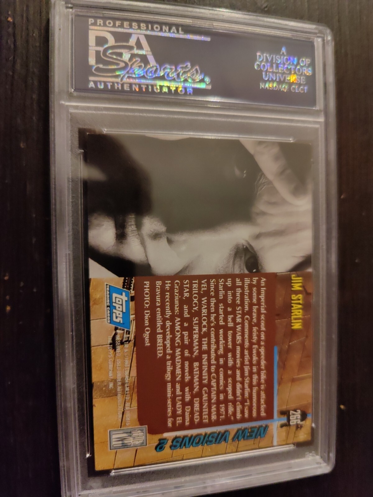 PSA Certified Signed 1994 Topps Star Wars Lisa Umbarger Toadies Ewok ...