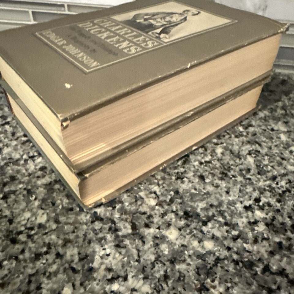 1952 1th Charles Dickens Vol 1&2 HIS TRAGEDY AND TRIUMPH EDGAR JOHNSON Book Set | eBay