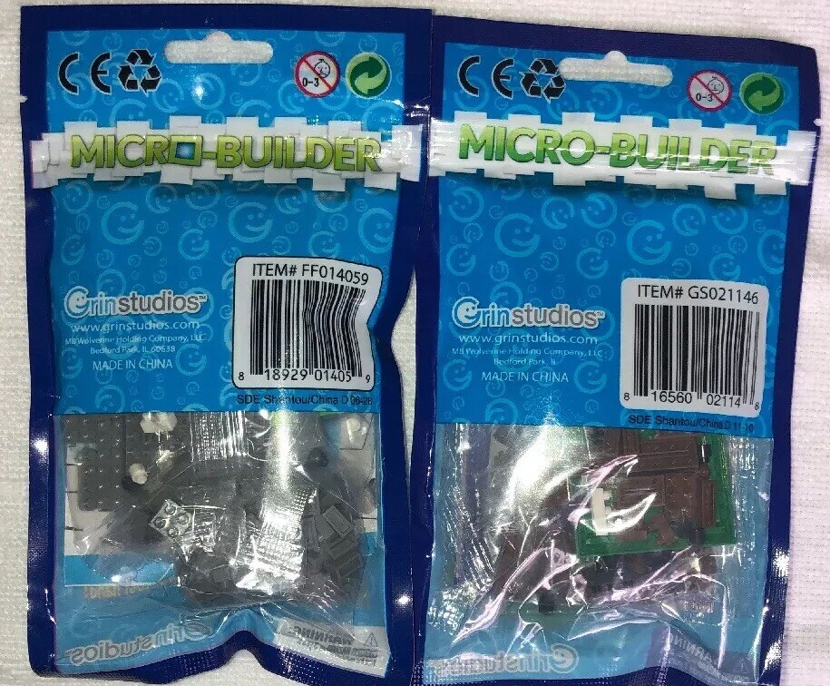 Micro Builder Elephant Micro Builder Pony GRIN STUDIOS 2 pc Lot Brand New | eBay