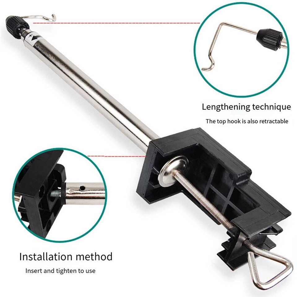 Clamp-Type Flexible Shaft Rotary Grinder Bracket Workbench Hook Rack ...