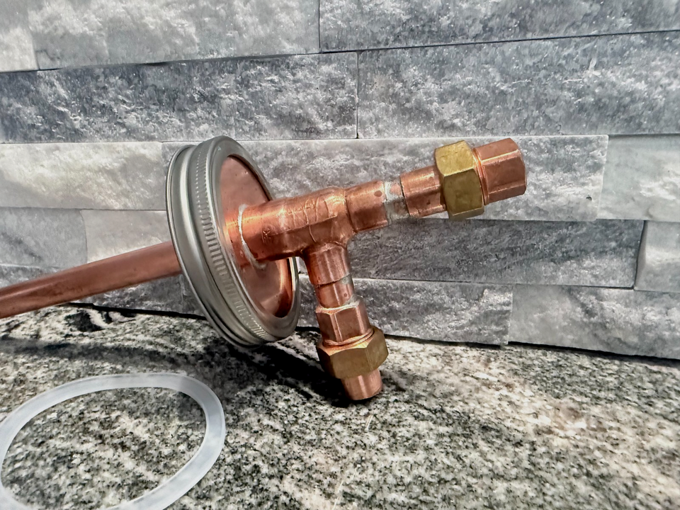 CoProof Mason Jar Thumper Alcohol Distill Moonshine Thump Keg 1/2 ...