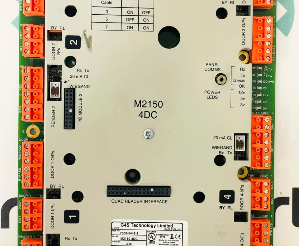 G4S TECHNOLOGY M2150-4DC Access Controller 7000-5442-2 4000-4739-5 | eBay