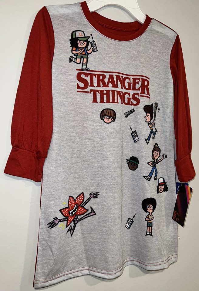 Stranger Things Girl's Night Gown Dress Size 6 Flame Resistant ...