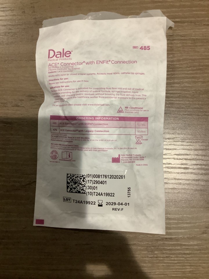 Dale ACE Connector with ENFit Connection qty 1 | eBay