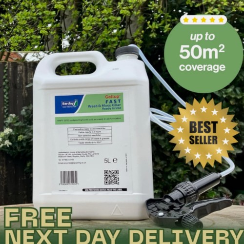 5L GALLUP XL FAST WEEDKILLER INDUSTRIAL PROFESSIONAL GLYPHOSATE 360G/L ...