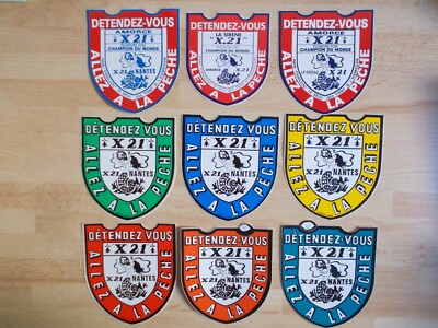 9 autocollants différents Pêche - AMORCE X 21 - LA SIRÈNE | eBay