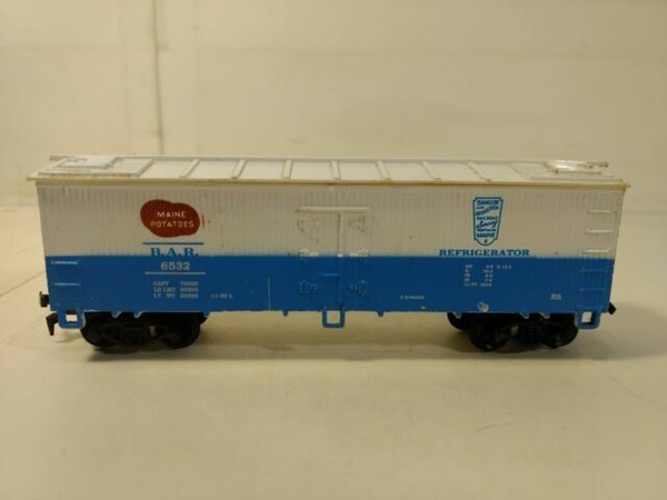 Life Like HO Scale Maine Potatoes Reefer Car 6532 # 155 O910d for sale ...