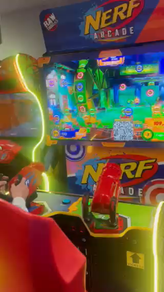NERF ARCADE MACHINE by RAW THRILLS (Excellent) *RARE* | eBay