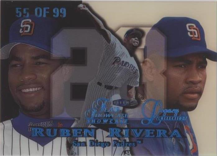 1999 Flair Showcase - Ruben Rivera #90L Legacy Collection Row 1 /99 for ...