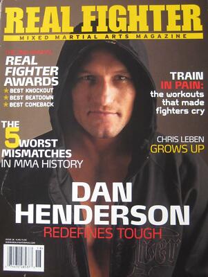 2008 REAL FIGHTER DAN HENDERSON CHRIS LEBER MIXED MARTIAL ARTS JIU ...