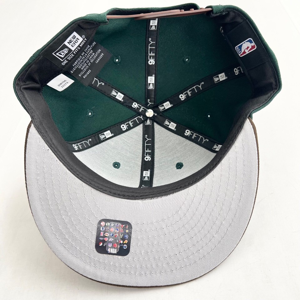 Men's New Era Green/Brown Miami Heat Two-Tone Color Pack 9FIFTY ...