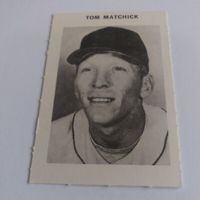 1969 Milton Bradley Tom Matchick Game Card Detroit Tigers Royals ...
