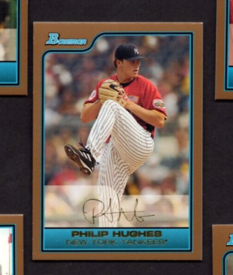 2006 Bowman Future Games Gold Card Philip Hughes New York Yankees #FG19 ...