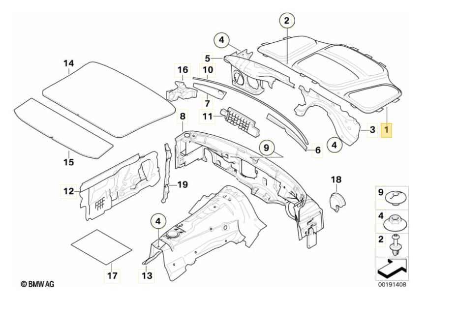 BMW 6 Series Sound Insulation Front Flap Original 51487148209 | eBay