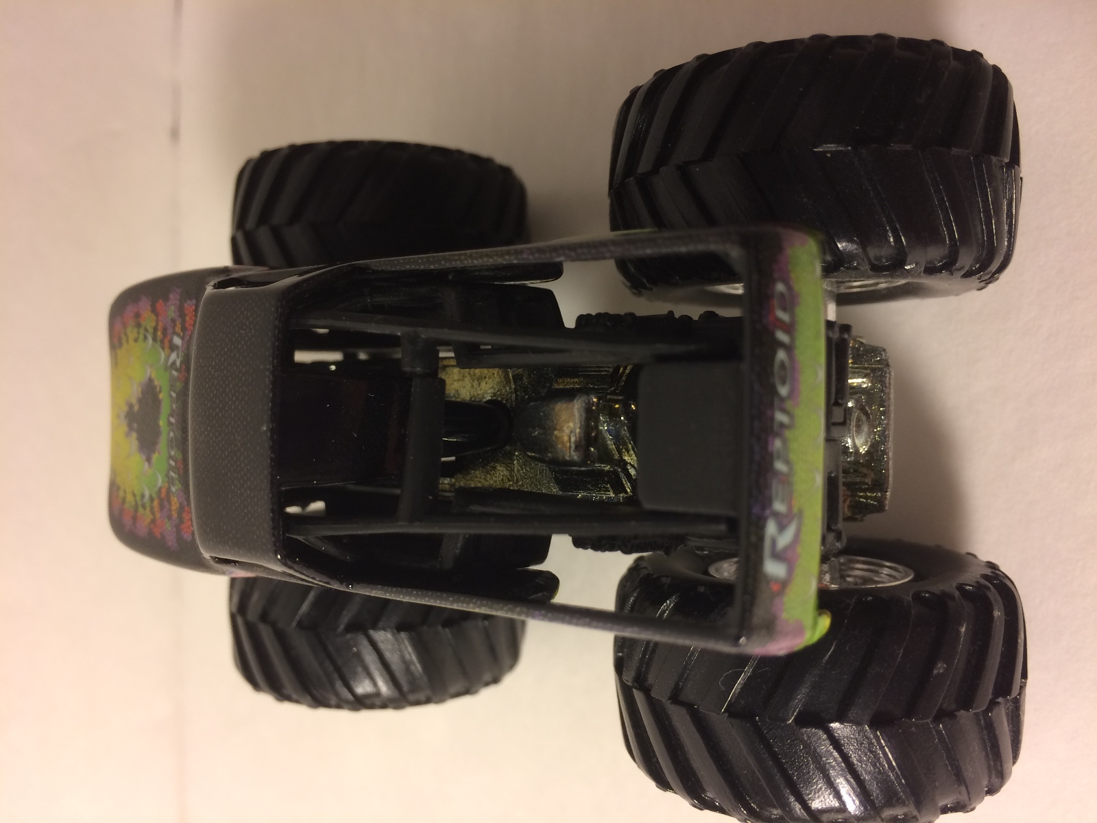 Hot Wheels REPTOID Monster Jam Metal Base Truck | eBay