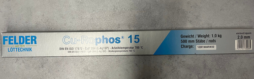 Hartlöt SilPhos 15 CuP 284 Lötzin | eBay