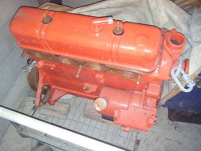 MOTEUR CASE ORIGINE 188D 4 CYLINDRES SEGMENTES A NEUF REFAIT ET REPEINT ...