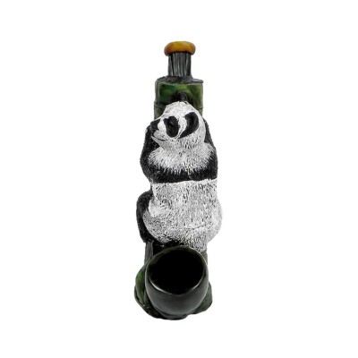 Panda Bear Handmade Tobacco Smoking Hand Pipe Bamboo Cute Animal Asian ...