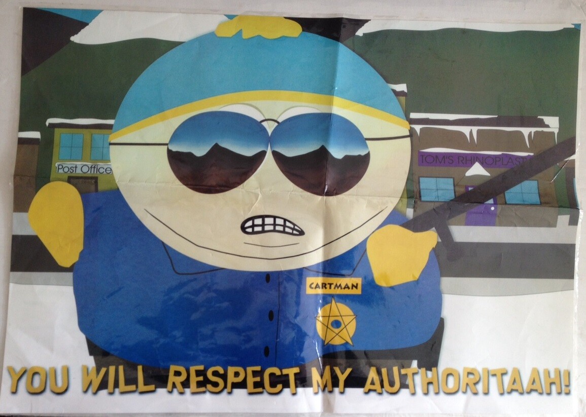 Cartman Respect My Authoritah