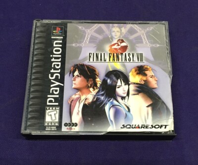 Final Fantasy VIII 8 PlayStation PS1 Video Game Black Label FF8 FFVIII ...