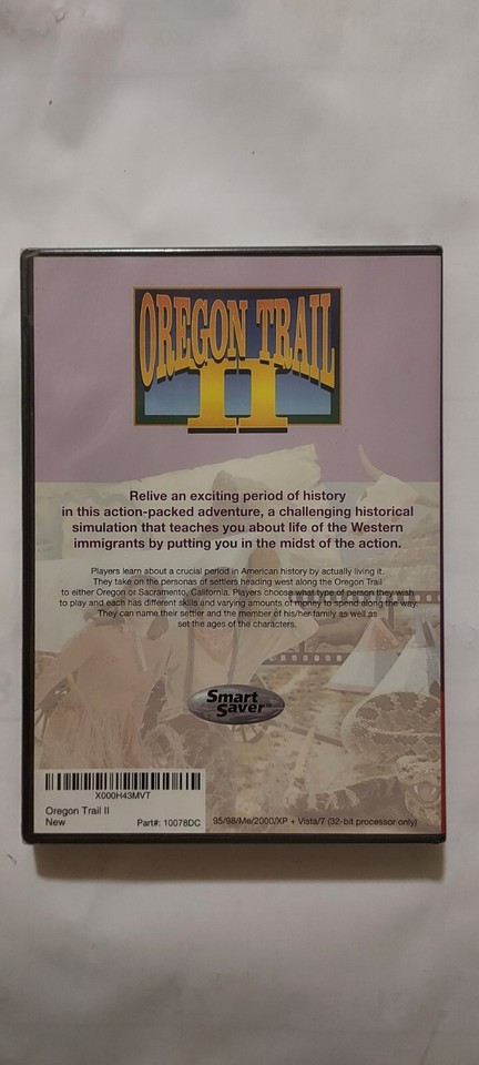 Oregon Trail II PC GAME CD-ROM for Macintosh Windows 95 & 3.1 - 1996 ...