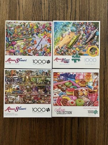 Aimee Stewart 1000 Piece Jigsaw Puzzles Lot of 4 - Buffalo Games | eBay