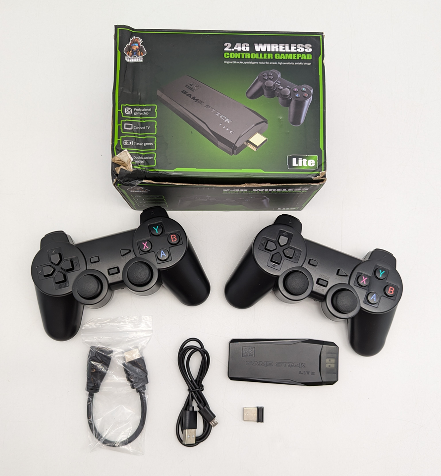 SJGAM 2.4G Wireless Controller & 4K Game Stick (M15+ LINIREAU) - Lot of ...