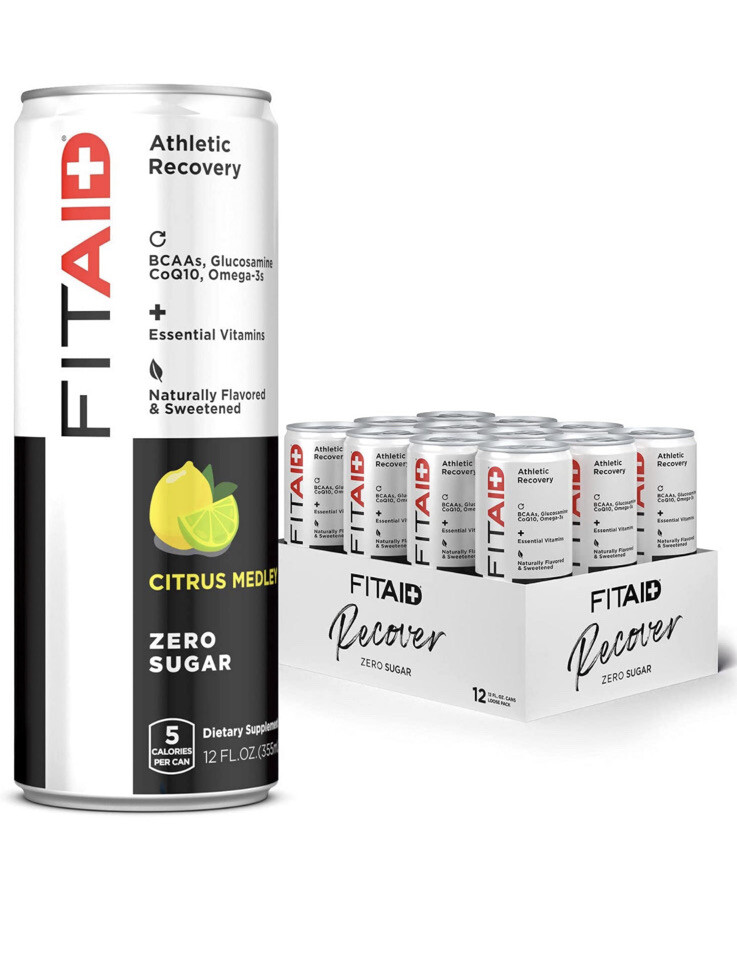 LifeAid FITAID ZERO Keto Fitness Exercise Recovery Drink 12 oz (12 Pack ...