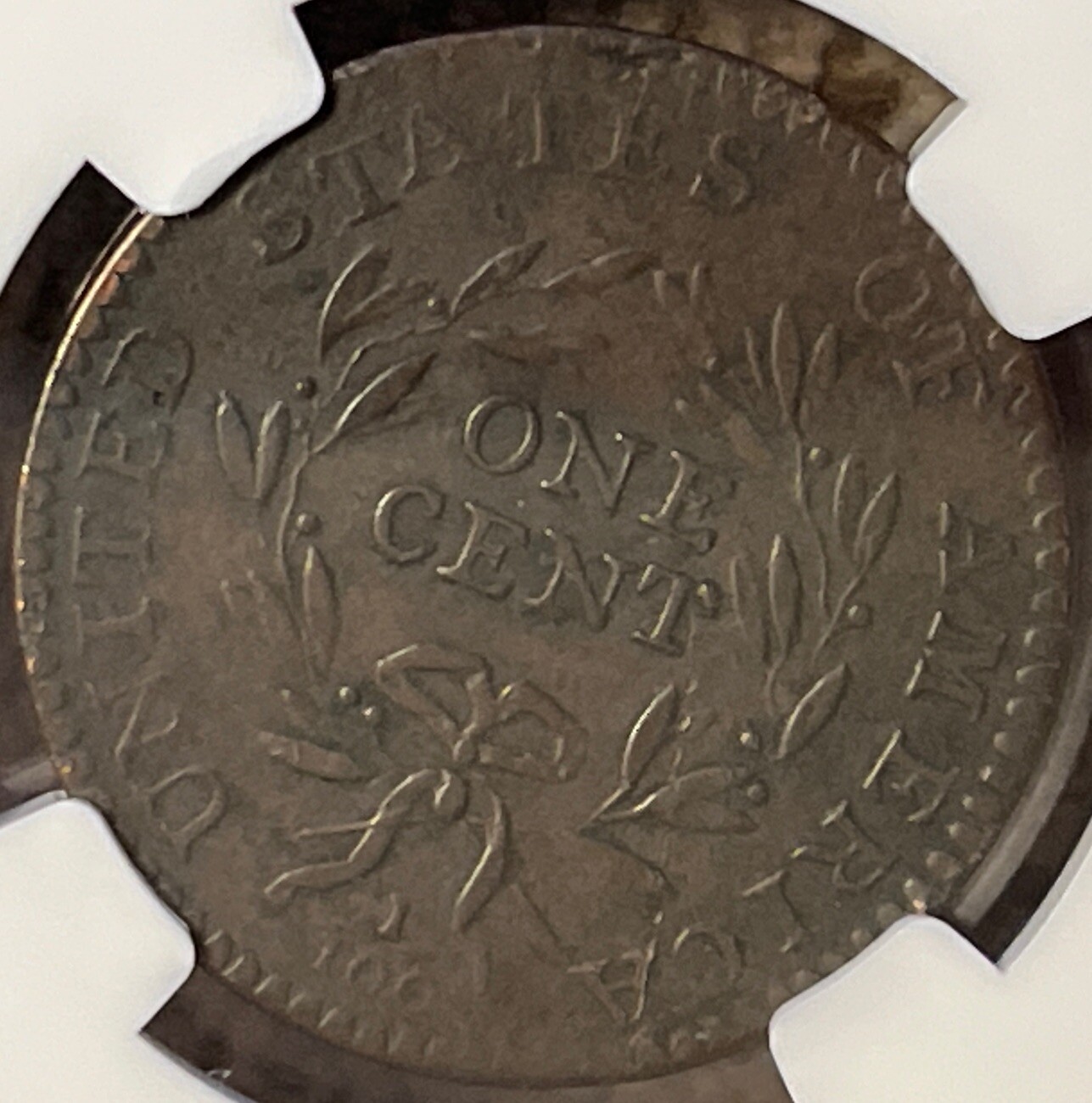1794 LARGE CENT HEAD OF ‘94 NGC S-55 XF40 BN ERROR STRUCK ON DEFECTIVE ...