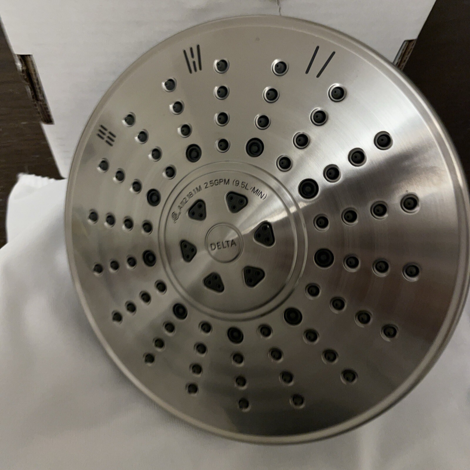 Delta 52680-ss Contemporary 3-setting Shower Head Stainless for sale ...