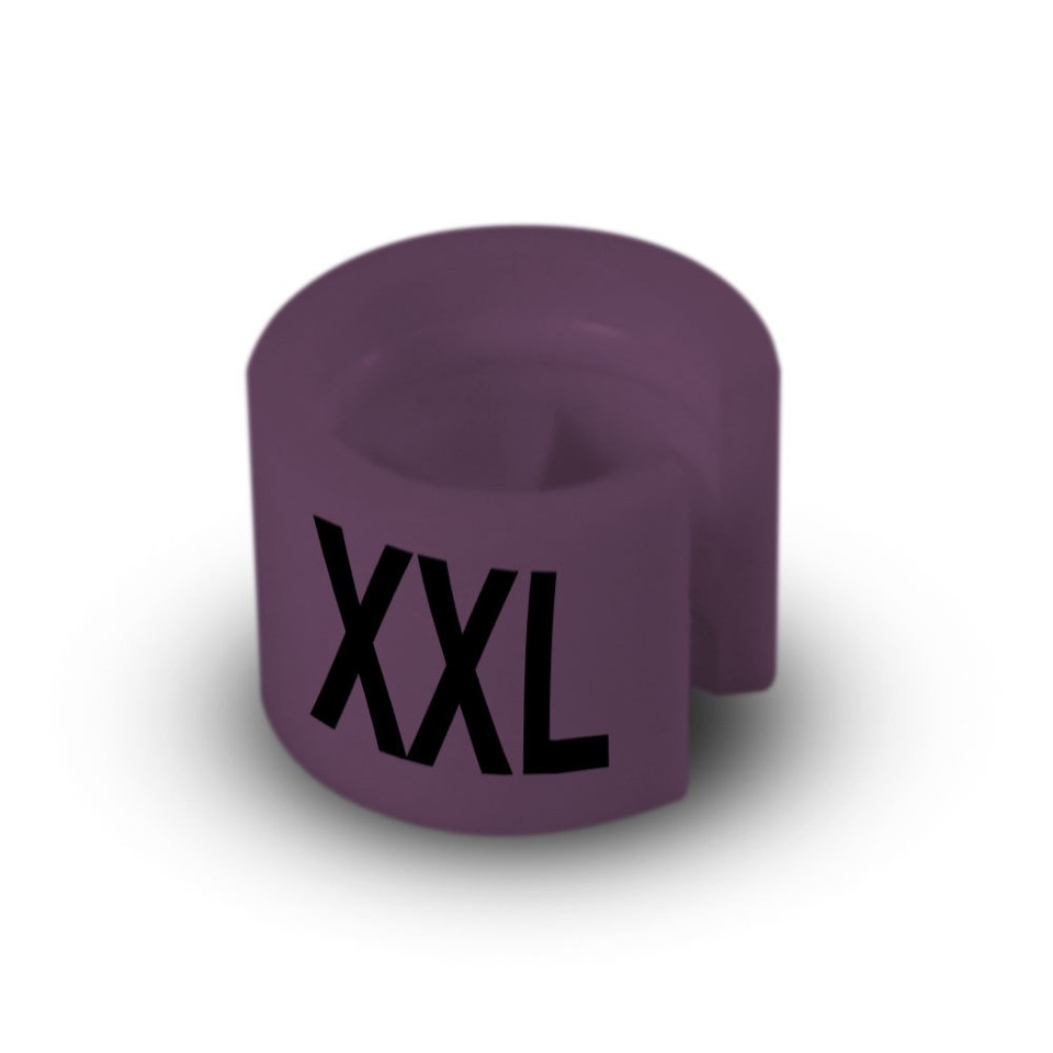 Colored Hanger Sizer Garment Markers "XXS-5XL"Plastic Size Marker Tags ...