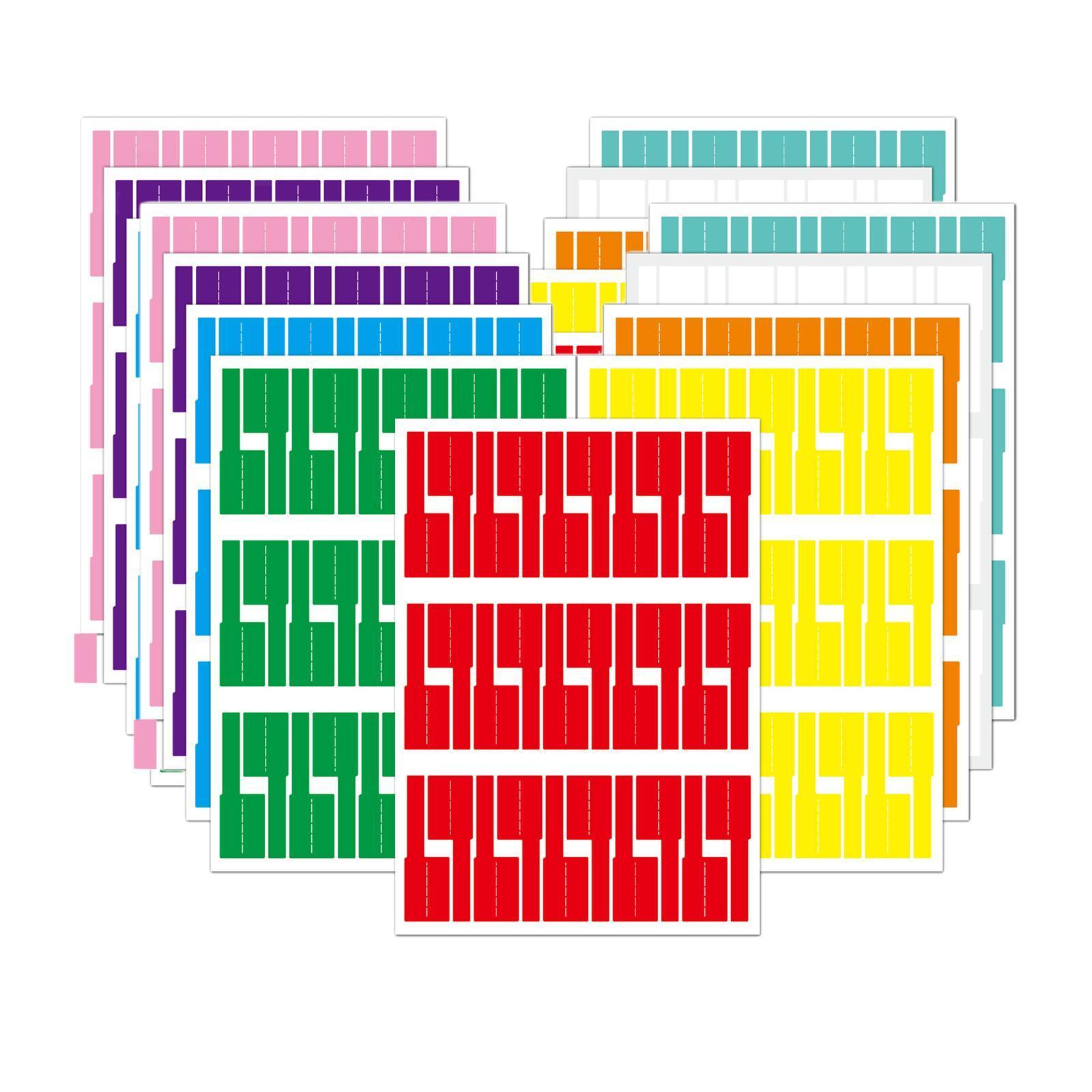 600x Cable Marker Sticker Identification Labels Organizer Electrical ...